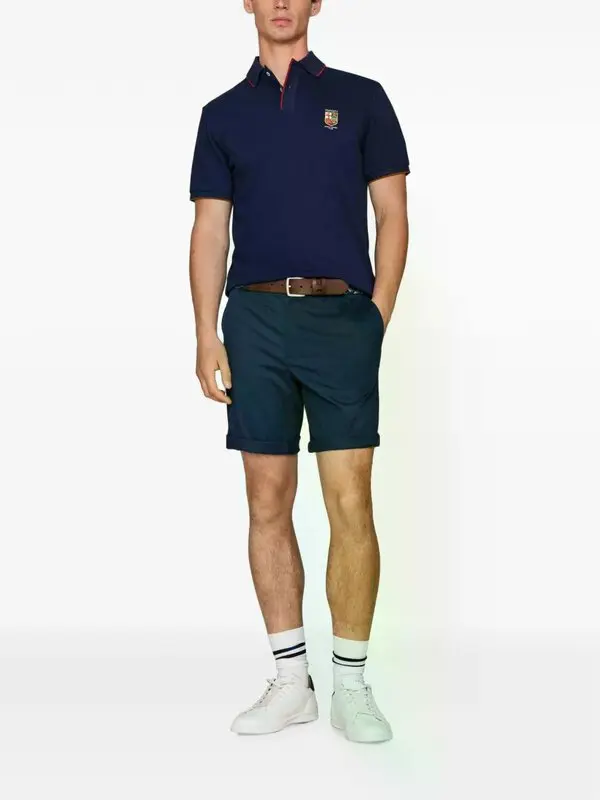 HACKETT LONDON Heritage Lrc Embroidered-crest Polo Shirt