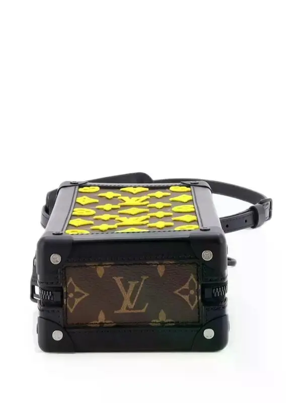 LOUIS VUITTON Vertical Soft Trunk Bag Monogram Tuffetage Canvas Crossbody Bag