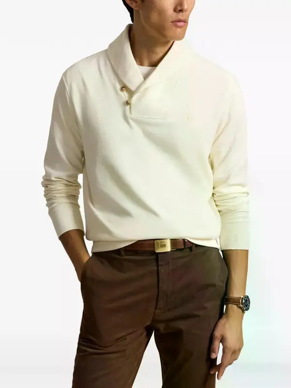Polo Ralph Lauren Luxury Jersey Shawl-collar Pullover