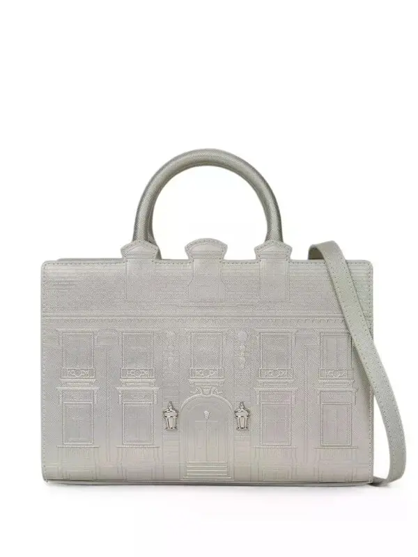 Karl Lagerfeld Rue St-guillaume Maison Satchel Bag - Silver