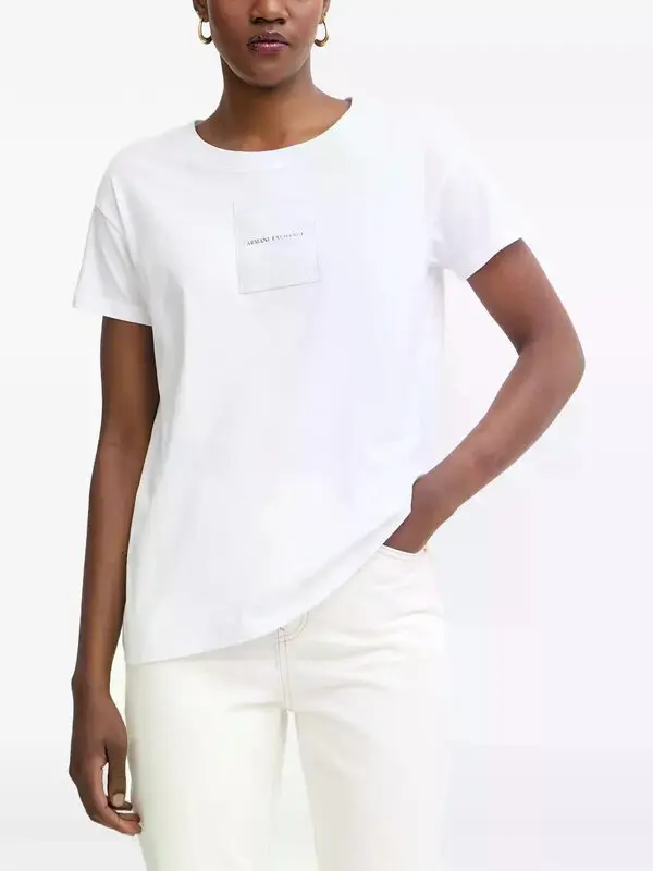 Armani Exchange Logo-patch T-shirt