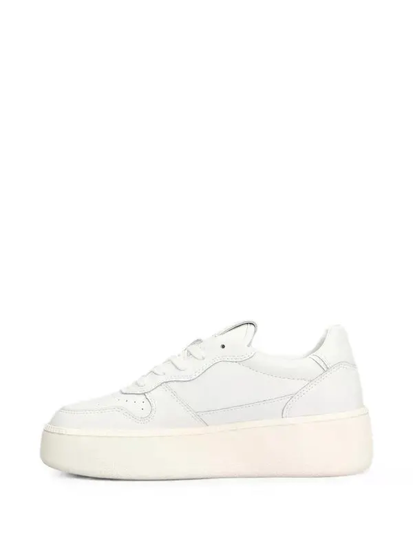 D.a.t.e. Court Platform Leather Sneakers