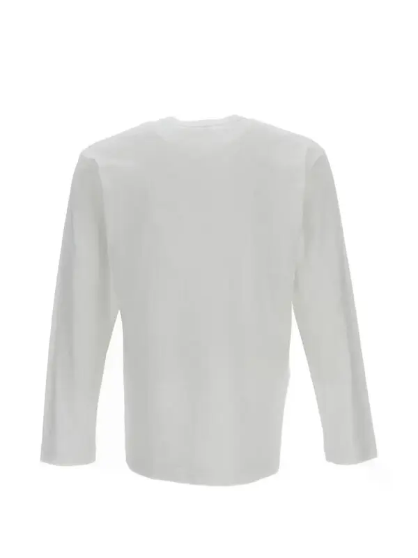 Play Comme Des Garcon Heart-patch Long-sleeve T-shirt