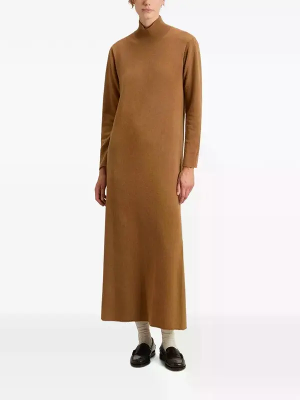 Woolrich Mock-neck Long-sleeve Maxi Dress
