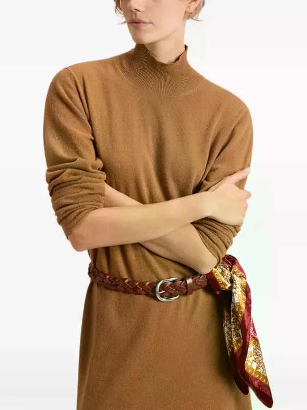 Woolrich Mock-neck Long-sleeve Maxi Dress