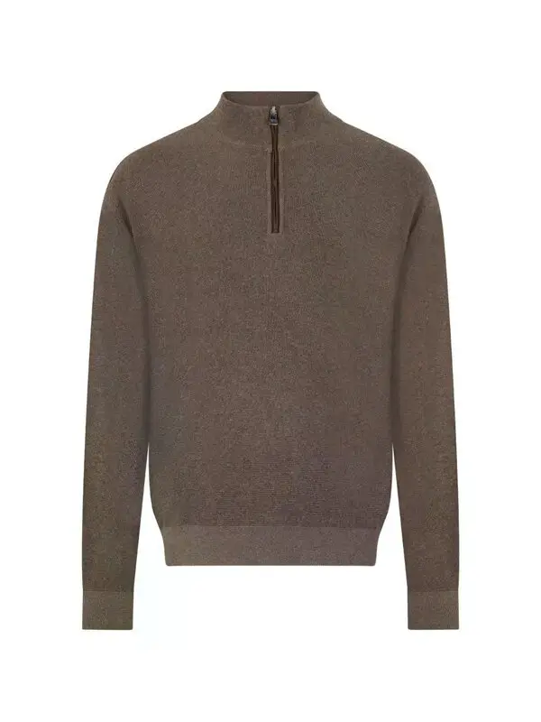 Paul & Shark Quarter-zip Long-sleeve Sweater