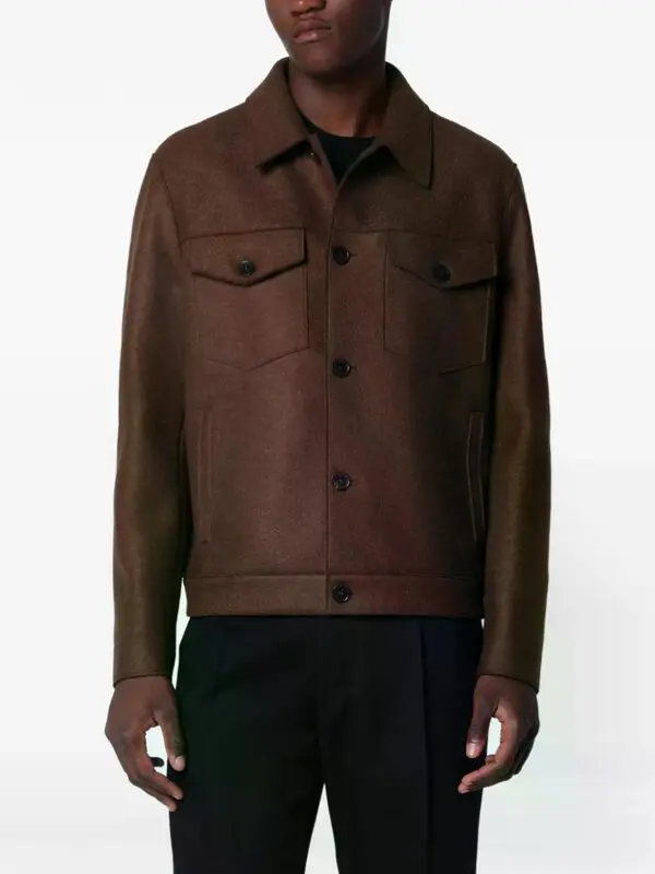 Harris Wharf London Virgin-wool Western Jacket