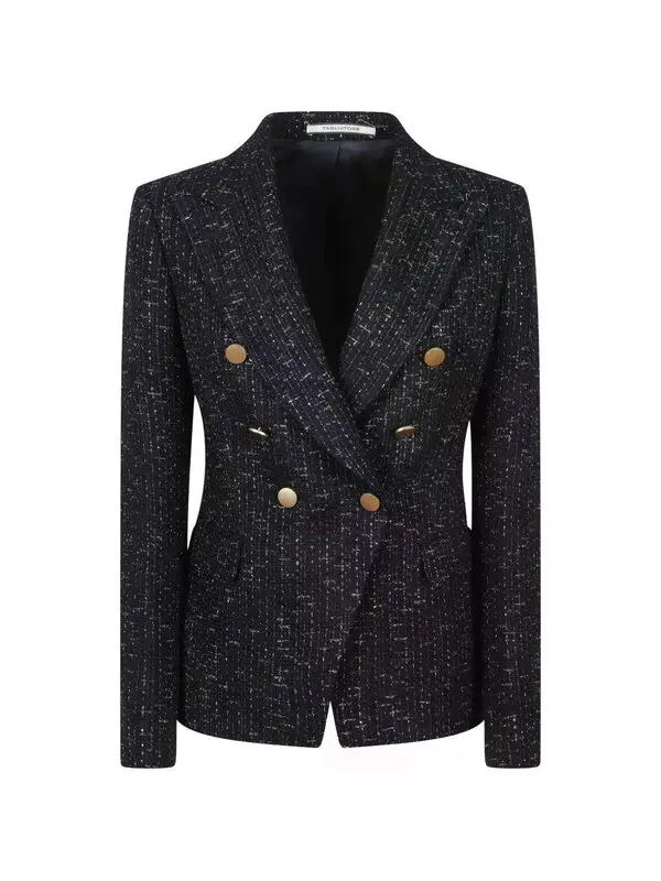 Tagliatore Double-breasted Tweed Jacket