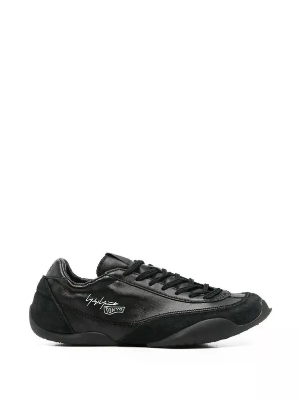 Y3 Panelled Logo-print Sneakers - Black