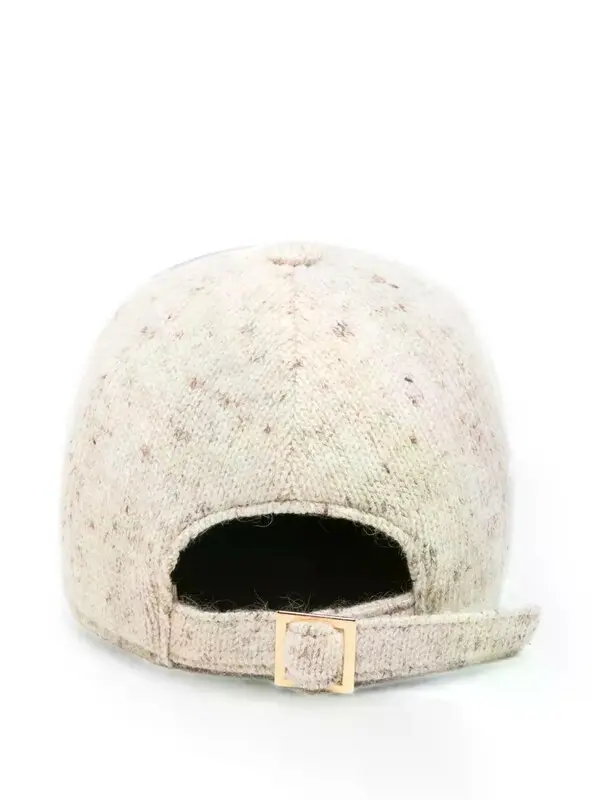 Fabiana Filippi Flecked-knit Baseball Cap