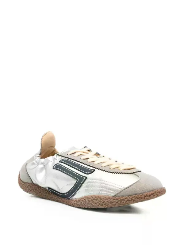 PURAAI Metallic-effect Logo-patch Sneakers