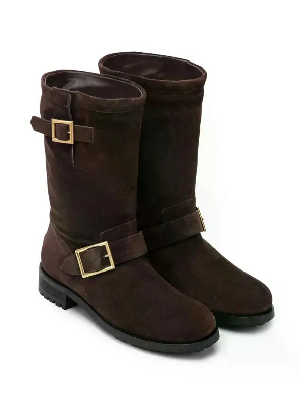 JIMMY CHOO Suede Ankle Boots