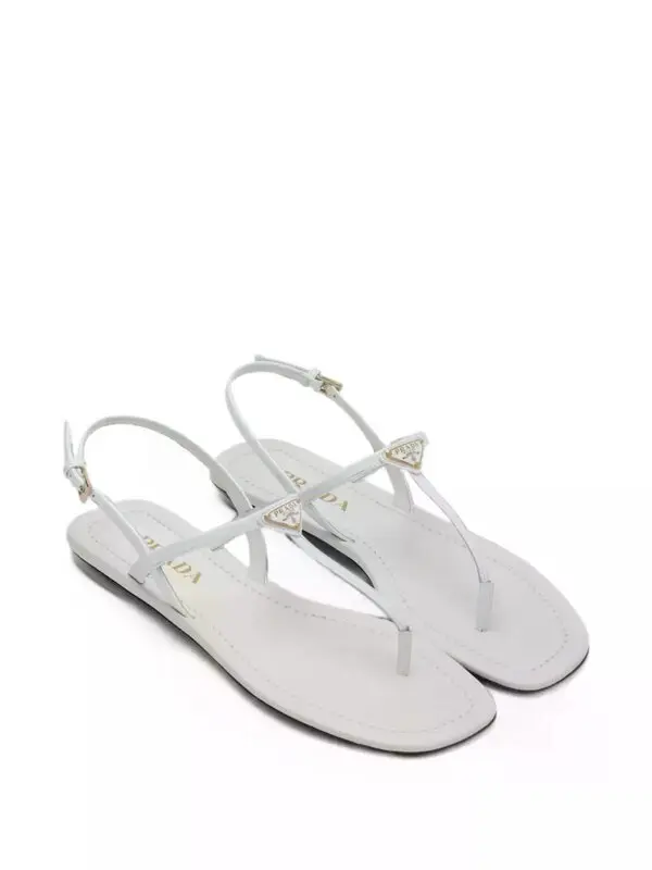 Prada Triangle-logo Buckle-fastening Sandals