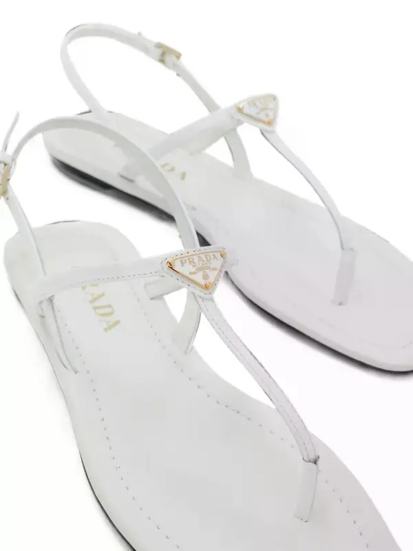 Prada Triangle-logo Buckle-fastening Sandals