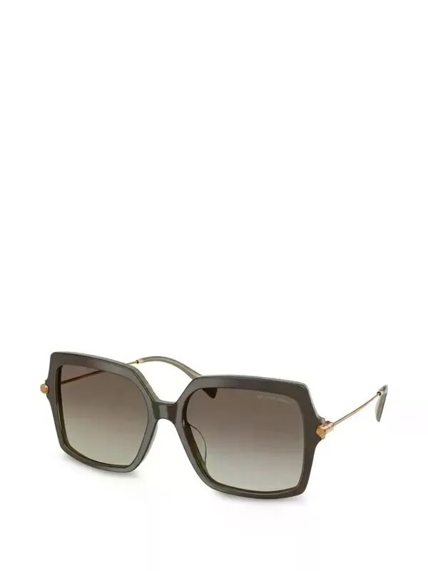 Michael Kors Geometric Frame Sunglasses - Green