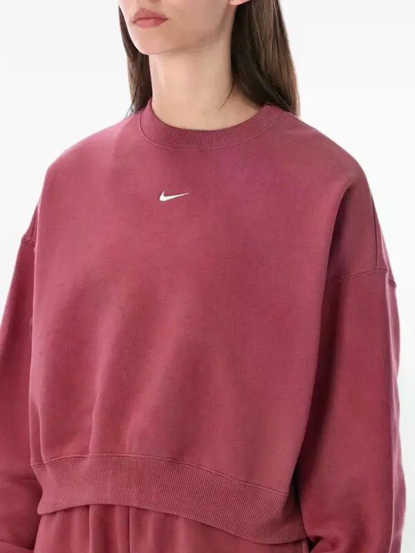 Nike Studio Fleece Medium Weight Oversized Cropped Crew