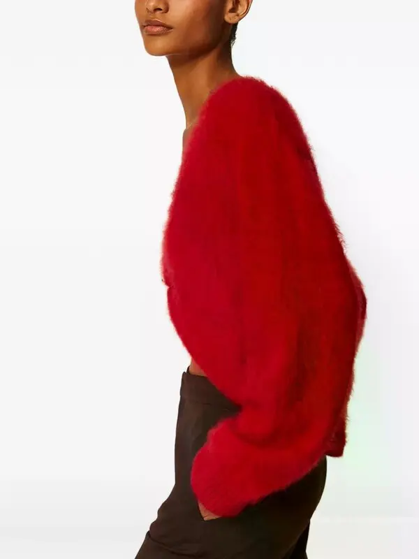 TWINSET Knot-detail Brushed Sweater