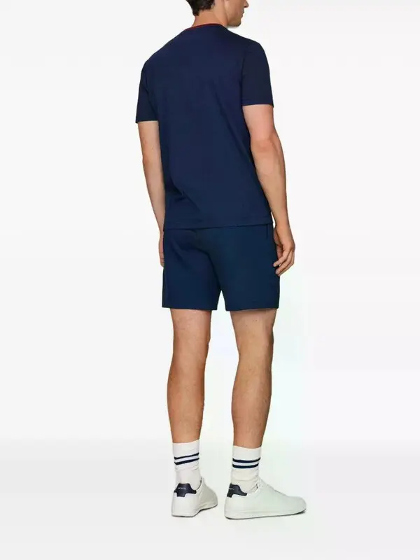 HACKETT LONDON Embroidered-crest T-shirt