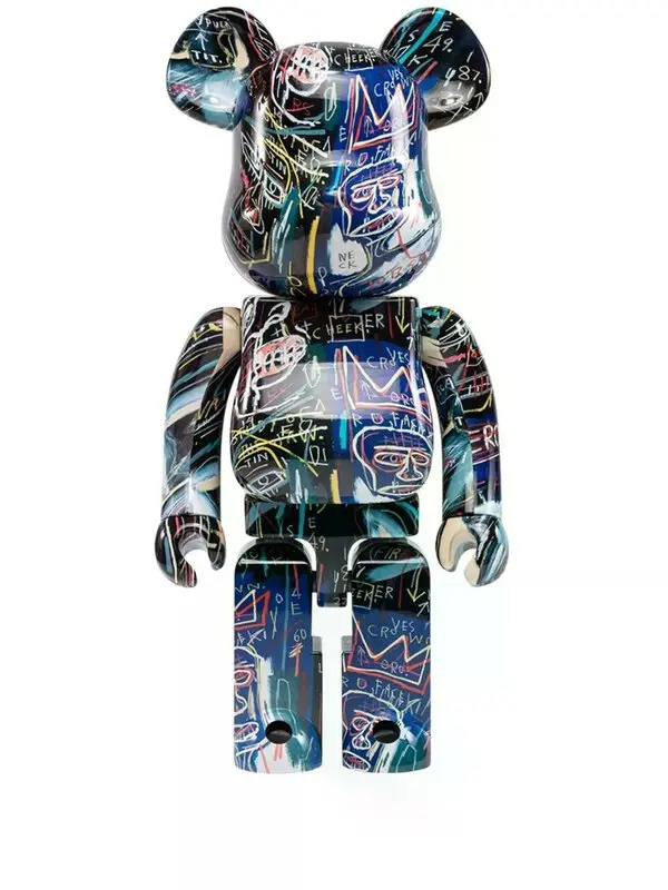 MEDICOM TOY Jean Michel Basquiat #7 Be@rbrick Collectable - Multicolour
