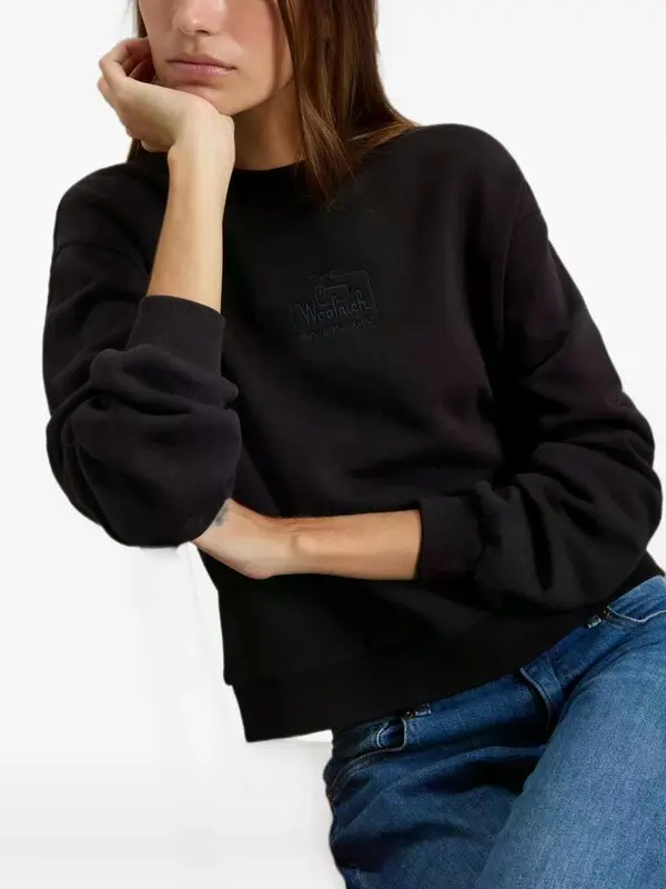 Woolrich Logo-embroidered Crew-neck Sweatshirt