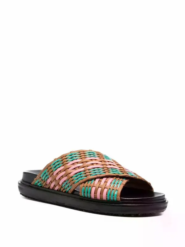 Marni Criss-cross Flat Sandals