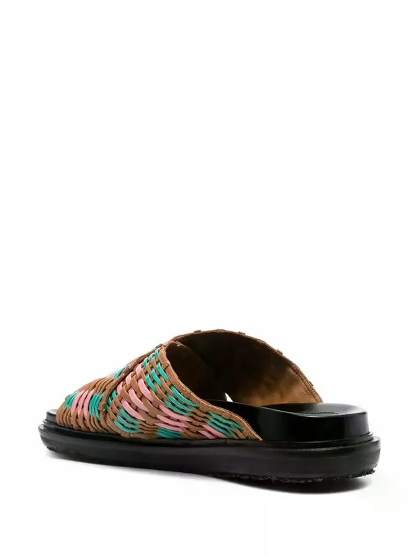 Marni Criss-cross Flat Sandals