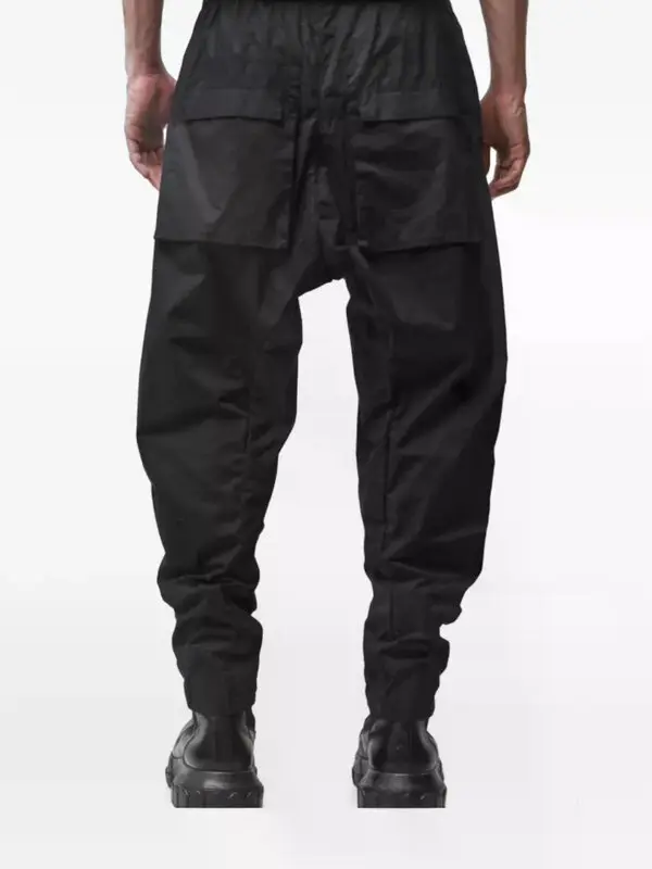 THOM KROM Buckle-fastening Drop-crotch Trousers