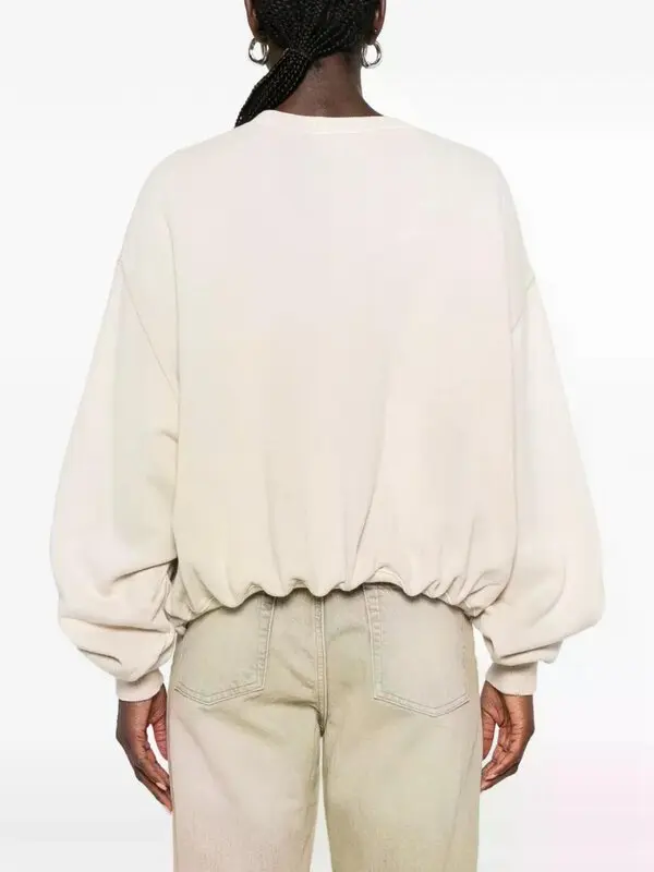 R13 Give Me A Break Baloon Cotton Sweatshirt