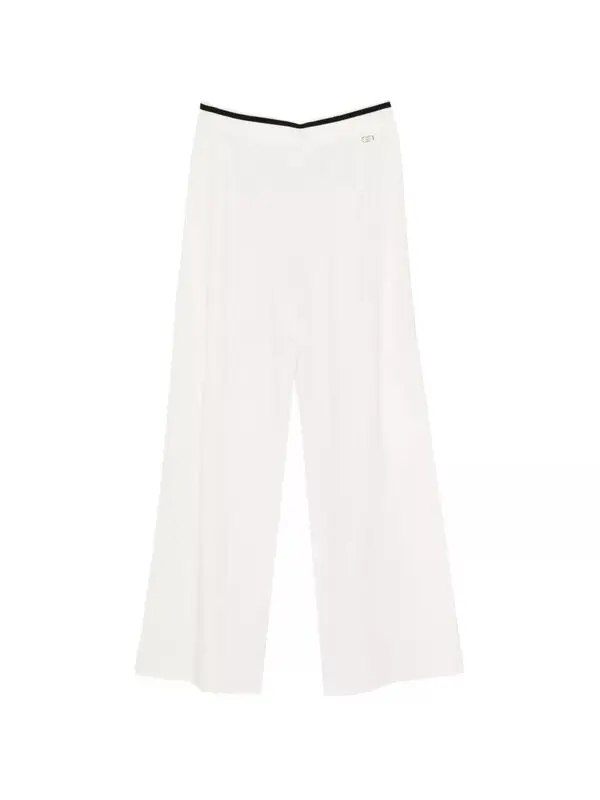 Liu Jo Contrast-trim Palazzo Pants