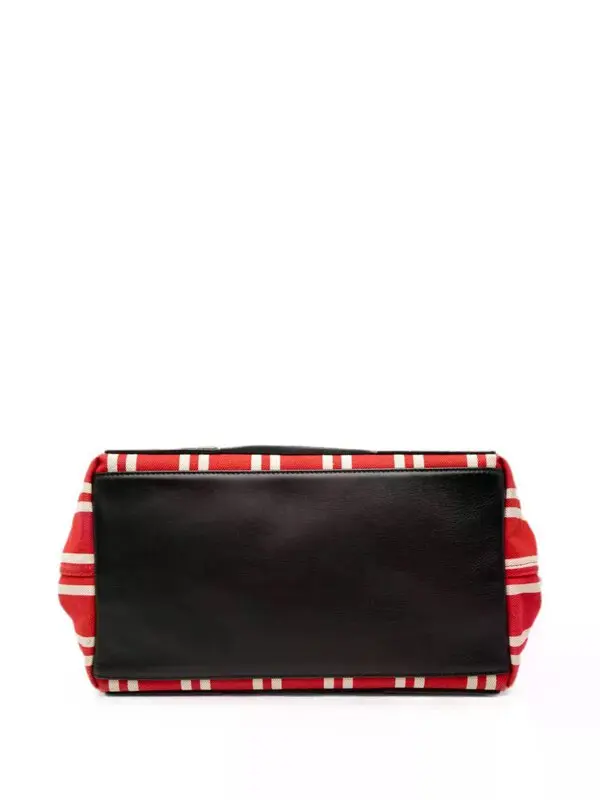 Balenciaga Canvas Striped Tote Bag