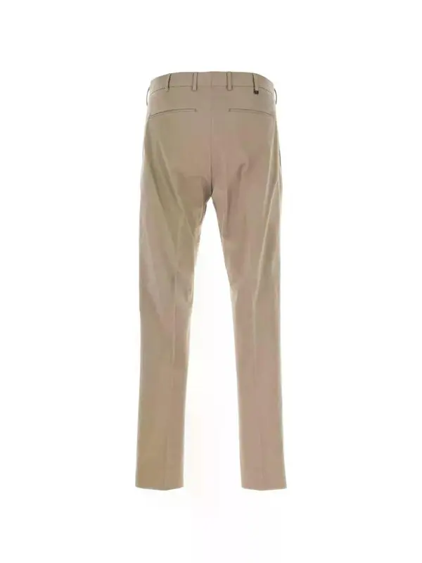 PT TORINO Zip-fastening Tailored Trousers - Neutrals