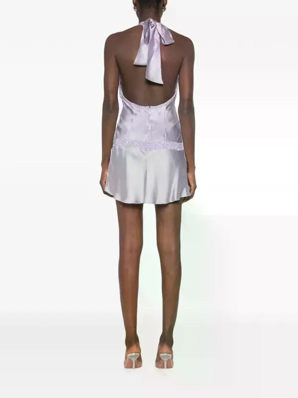 ASTA RESORT Celine Bead-embellished Mini Dress