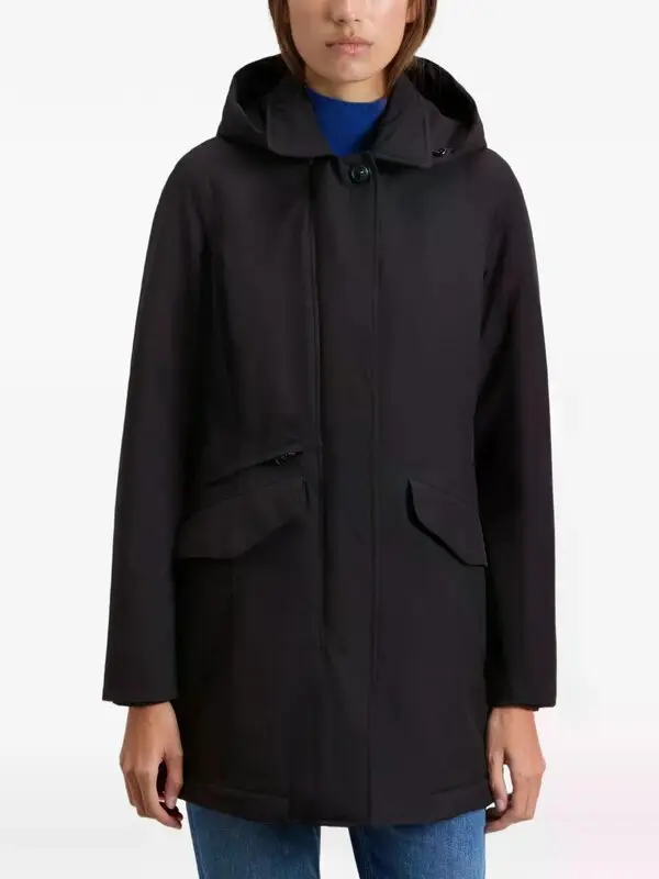 Woolrich Removable-hood Coat