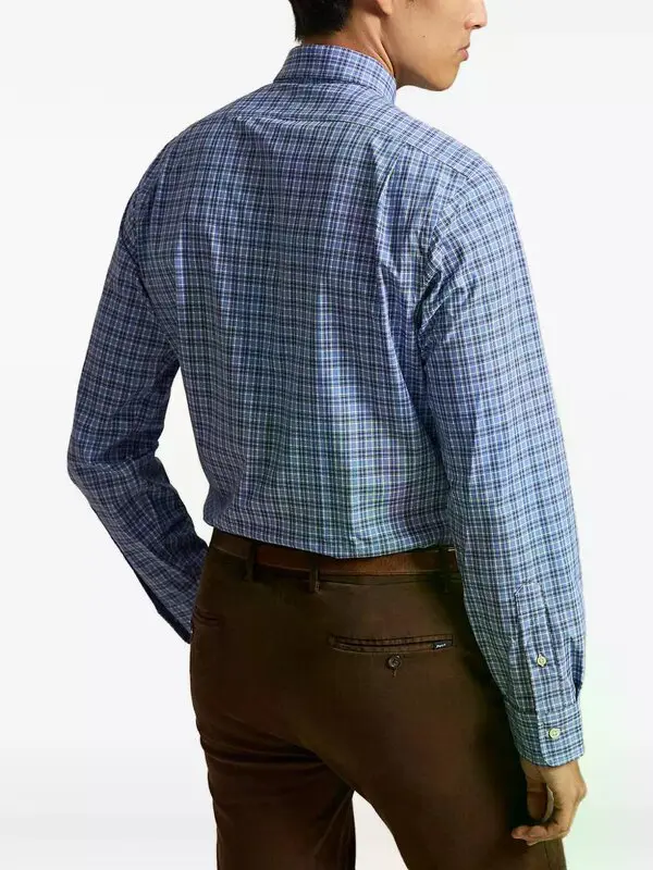 Polo Ralph Lauren Custom-fit Plaid Stretch Poplin Shirt