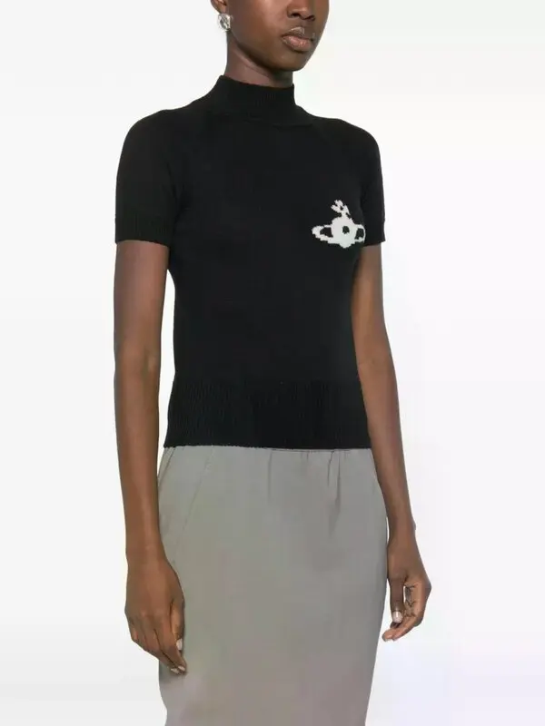 VIVIENNE WESTWOOD Orb-motif Turtleneck Sweater