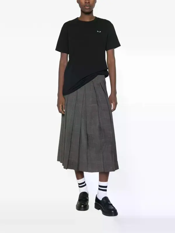 Play Comme Des Garcon Heart-patch T-shirt