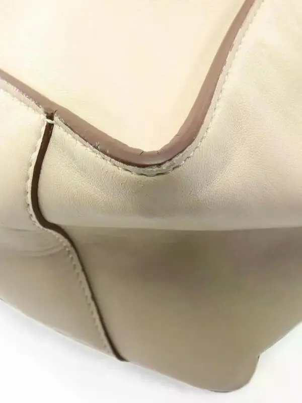 Stella McCartney 2000s White Logo Tote Bag