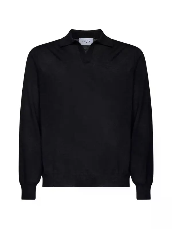 D4.0 Virgin Wool Polo Shirt