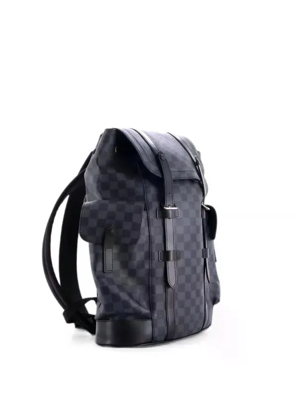 LOUIS VUITTON Christopher Damier Graphite Pm Backpack - Black