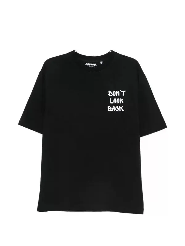 GEORGE. Slogan-print Crew-neck T-shirt