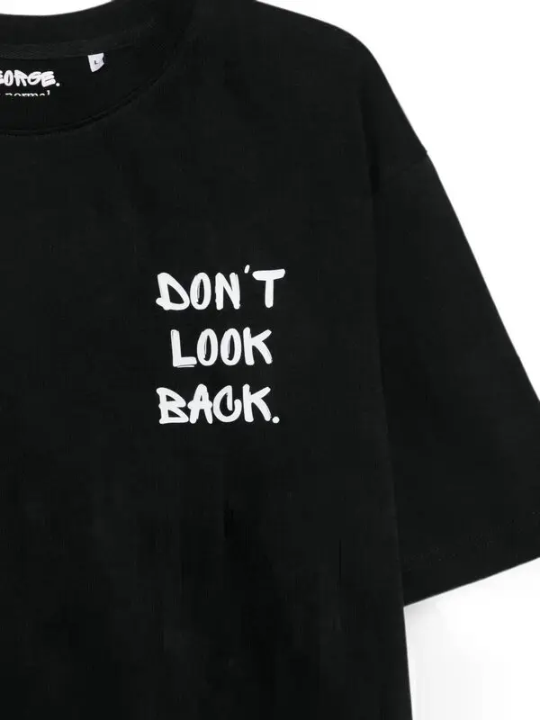 GEORGE. Slogan-print Crew-neck T-shirt