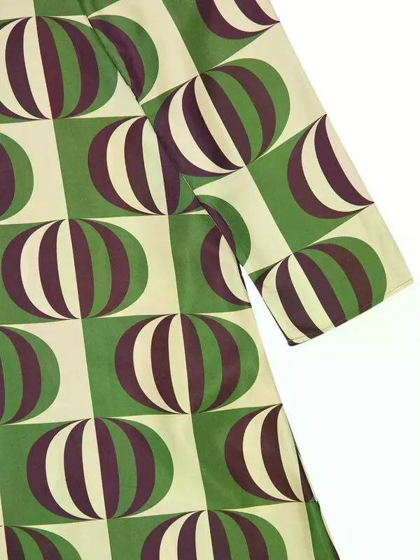 PAULA Geometric-print Dress