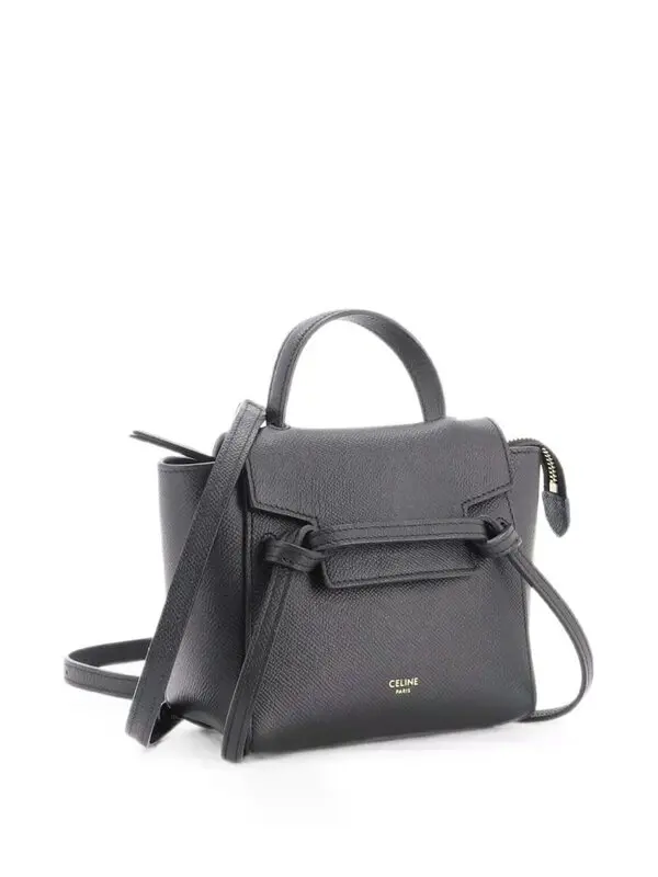 Celine Belt Bag Textured Leather Pico Shoulder Bag