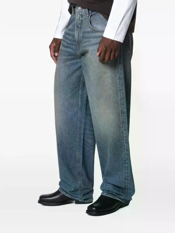 AGOLDE Faded Whiskered Loose-fit Jeans