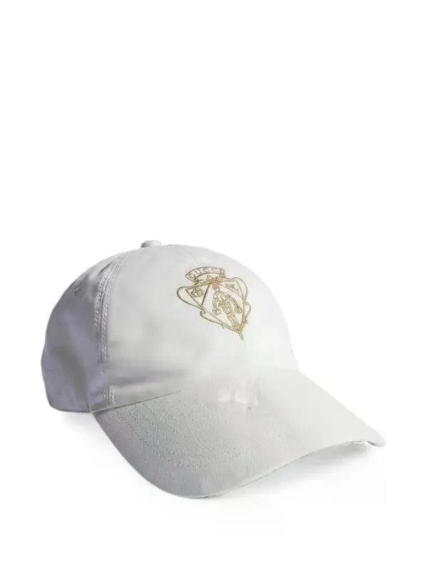Gucci Cotton Baseball Hat With Embroidery - White
