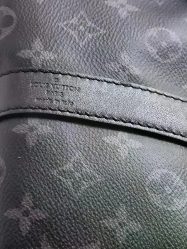 LOUIS VUITTON Keepall Bandouliere Bag Reverse Monogram Eclipse Canvas 50 Travel Bag
