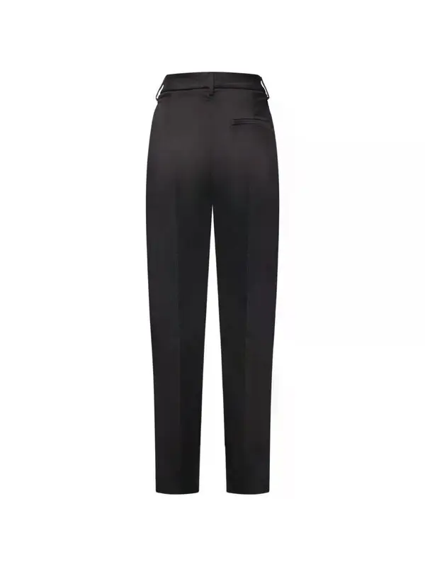 GENNY Pressed-crease Straight-leg Trousers