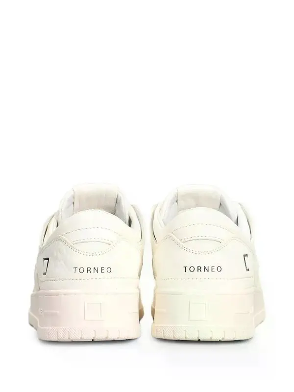 D.a.t.e. Torneo Leather Sneakers - White