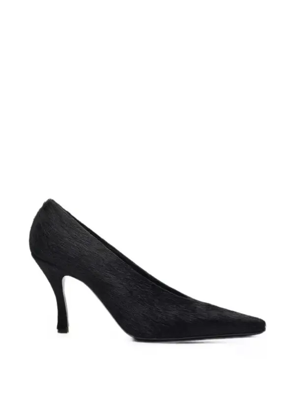 Loulou De Saison Pippa Pony-effect Leather Pumps