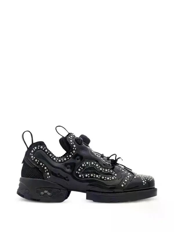 REEBOK Instapump Fury Studded Platform Sneakers - Black
